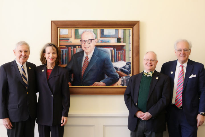 Quittmeyer portrait unveiled | William & Mary School of Business