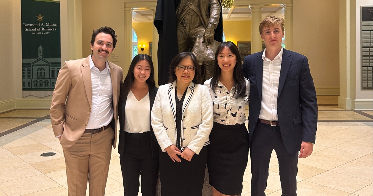 William & Mary Students Win 2023 CSBS Data Analytics Competition for the Second Year in a Row ...