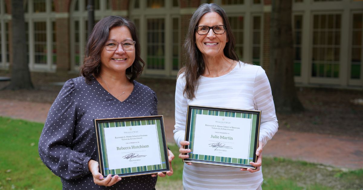 Honoring Outstanding Staff Through Values in Action Award | William ...