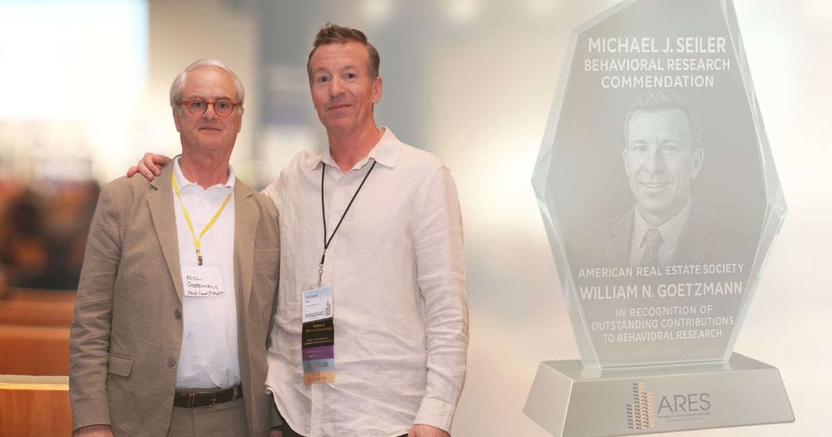 ARES awards inaugural Michael J. Seiler Behavioral Research ...